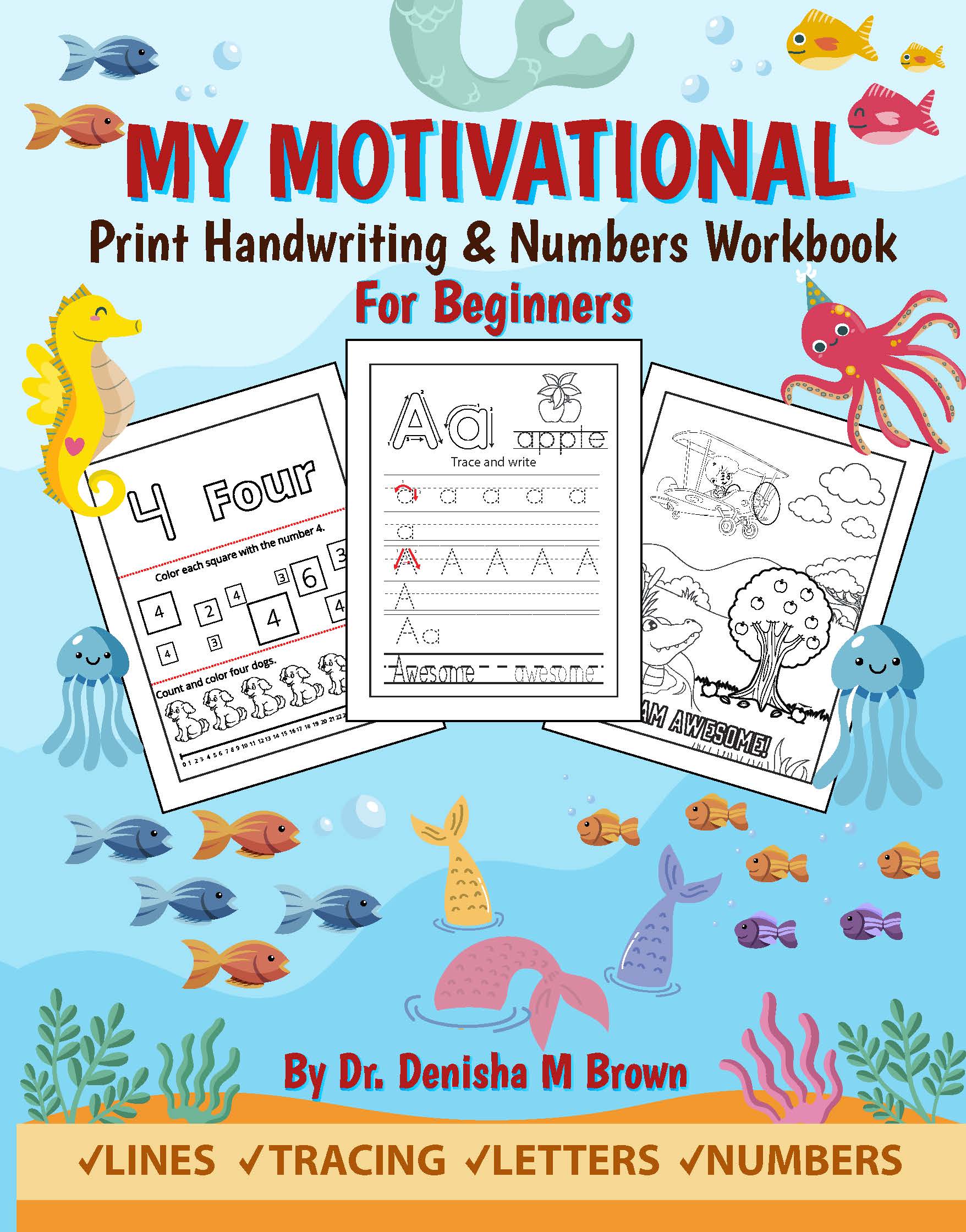 My Motivational Print plus Numbers & My Motivational Cursive plus Mult ...